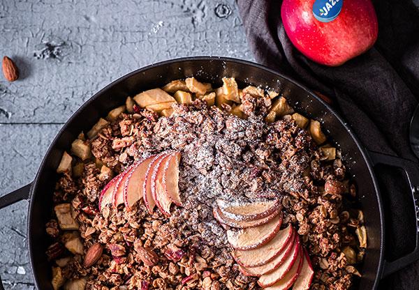 Apfel-Crisp aus Haferflocken - JAZZ Apple EU