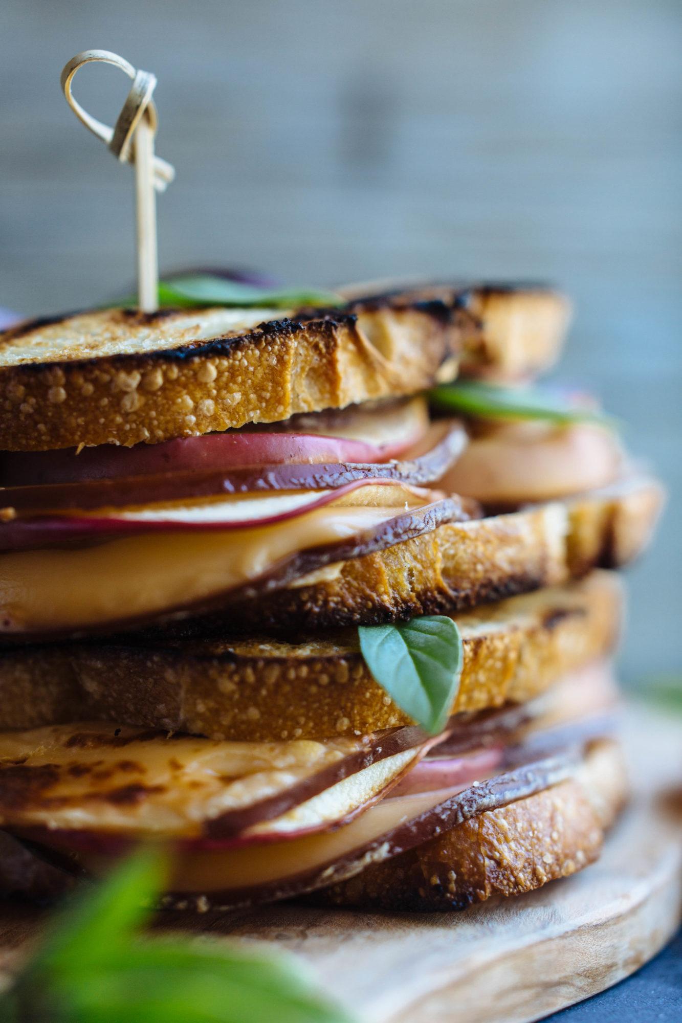 Jazz Apple Grilled Cheese on Sourdough - Jazz Apple Recipes